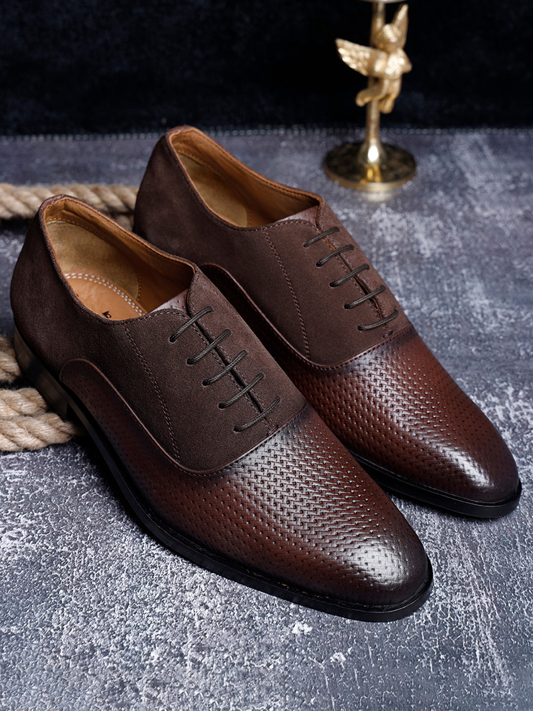 Buy Handmade Premium Leather Derby Shoes - Louis Stitch