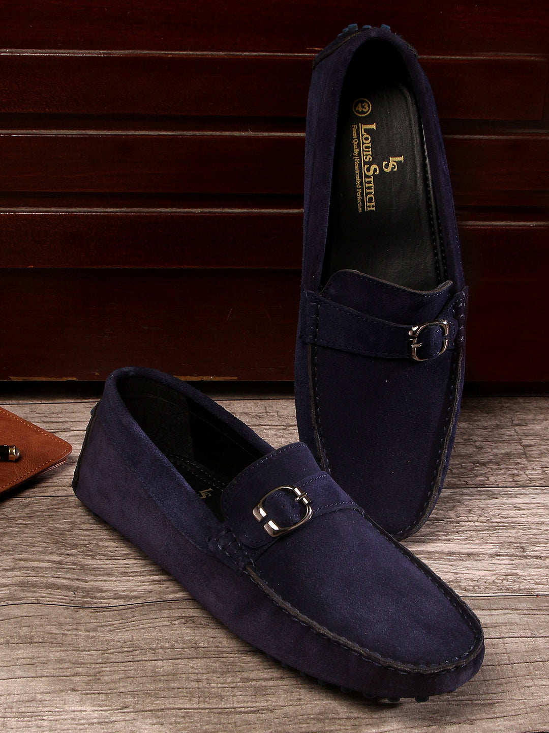 Buy Handmade Italian Suede Leather Penny Loafers - Louis Stitch
