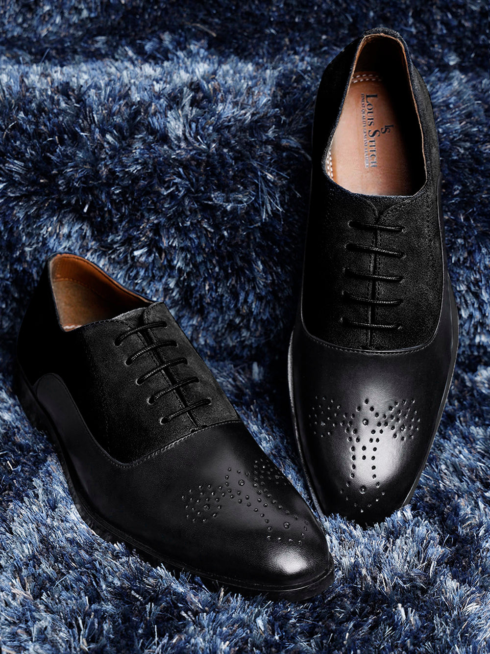 Buy Handmade Premium Italian Leather Brogues - Louis Stitch