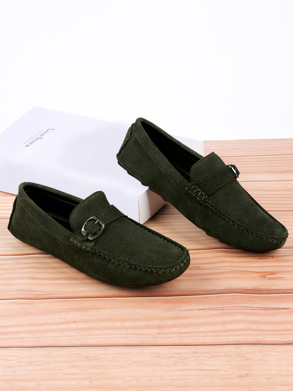 Buy Handmade Italian Suede Leather Penny Loafers - Louis Stitch