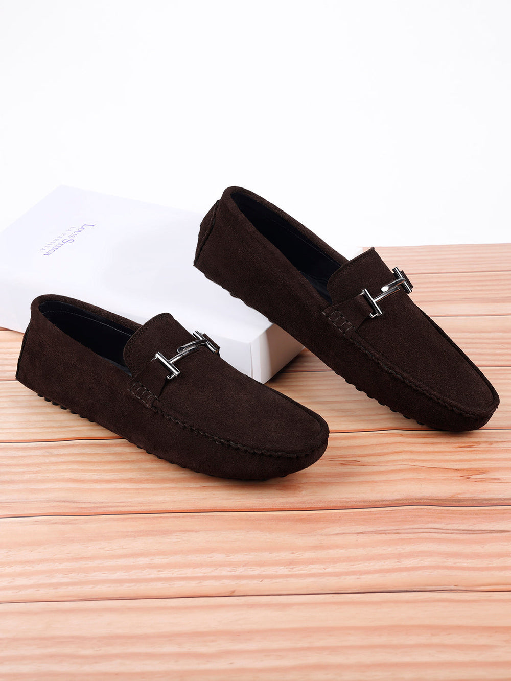 Buy Handmade Italian Suede Leather Penny Loafers - Louis Stitch