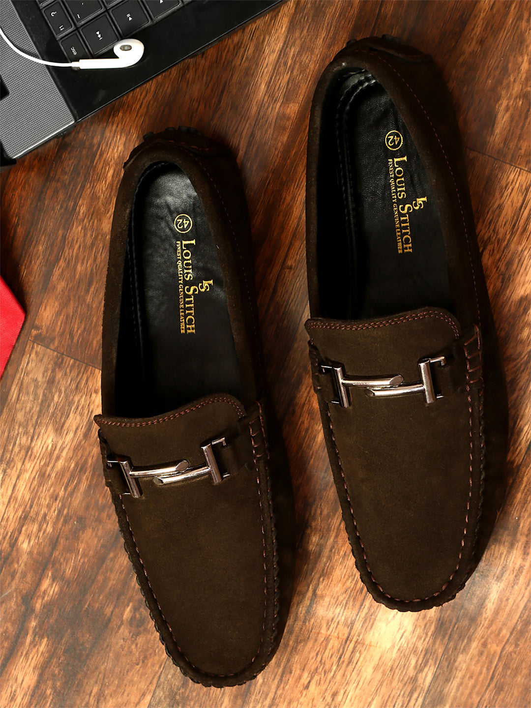 Buy Handmade Italian Suede Leather Penny Loafers - Louis Stitch