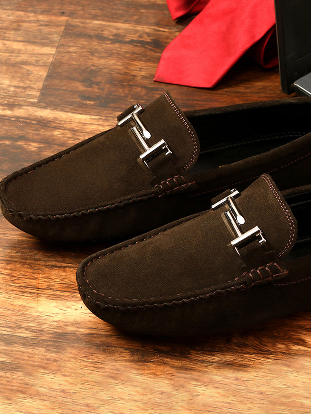 Buy Handmade Italian Suede Leather Penny Loafers - Louis Stitch