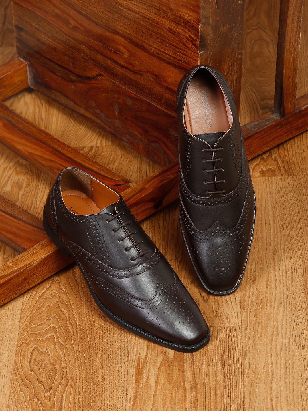 Buy Italian Leather Wingtip Brogue Shoes for Men - Louis Stitch